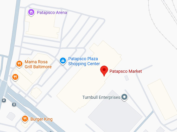 16. patapsco market map