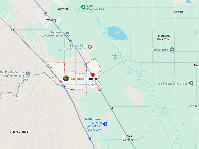 16. patterson ca map