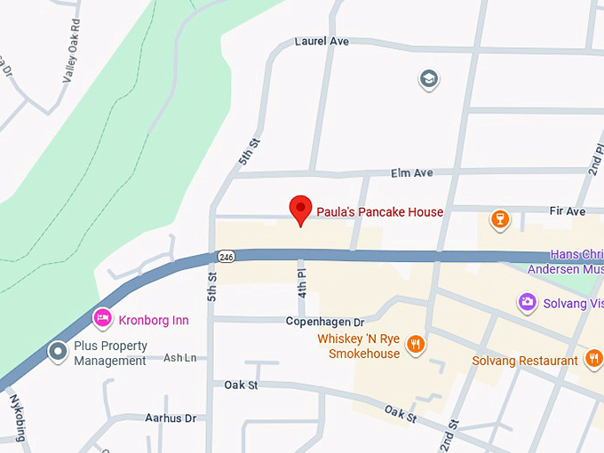 16. paula's pancake house map