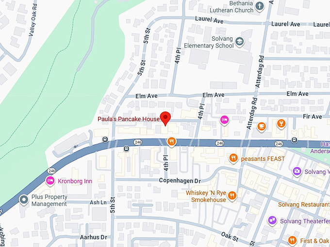 16. paula's pancake house map