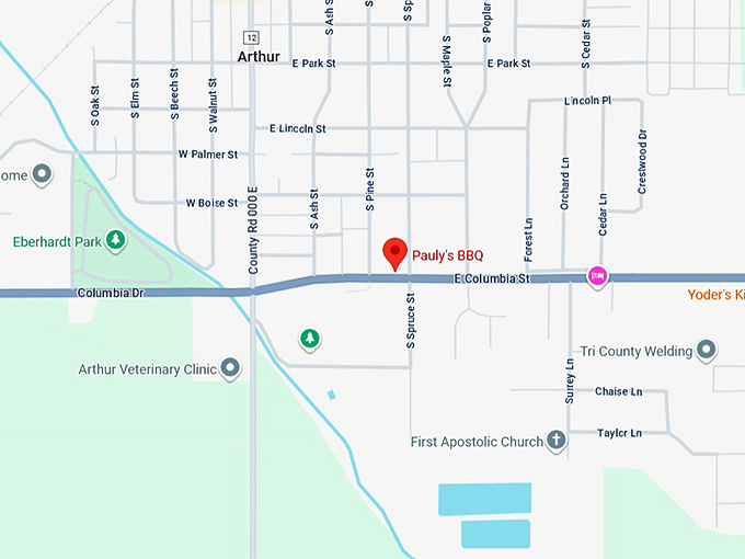 16. pauly&rsquo;s bbq map