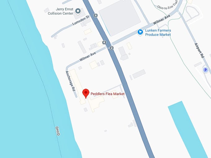 16. peddlers flea market map