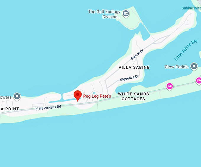 16. peg leg pete's map