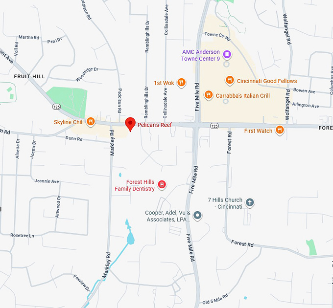 16. pelican's reef map