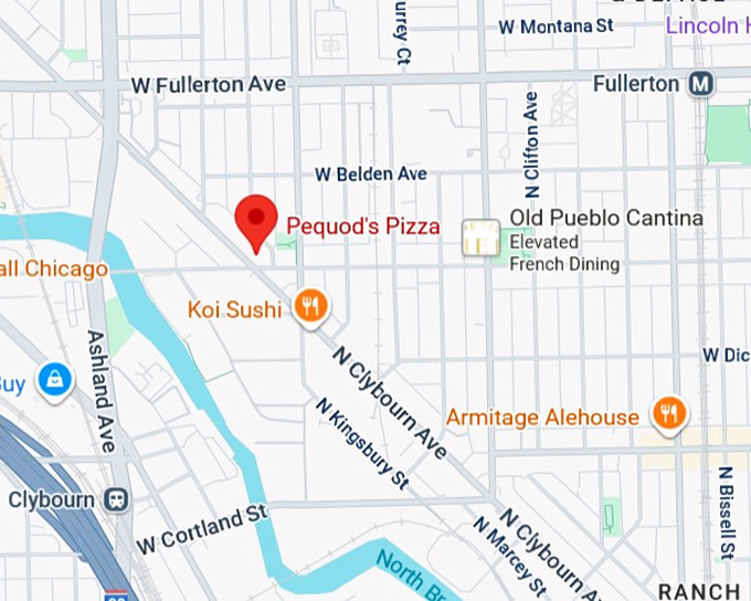 16. pequod&rsquo;s pizza map