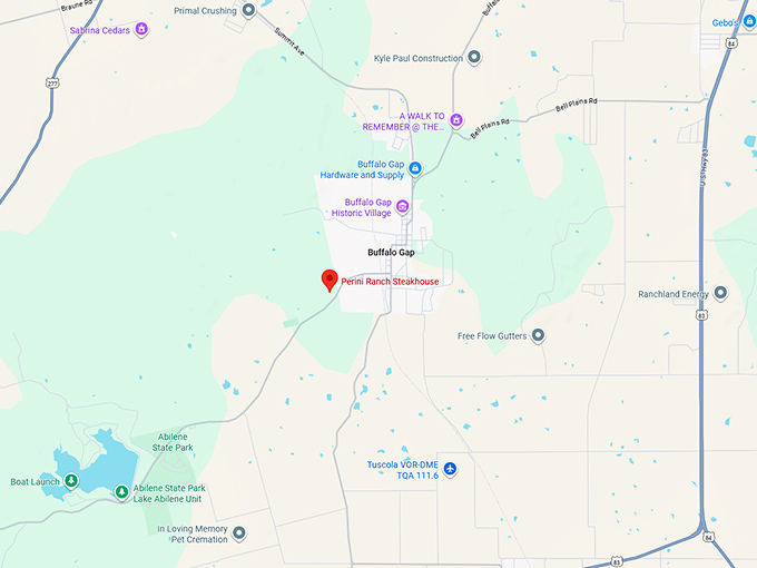 16. perini ranch steakhouse map