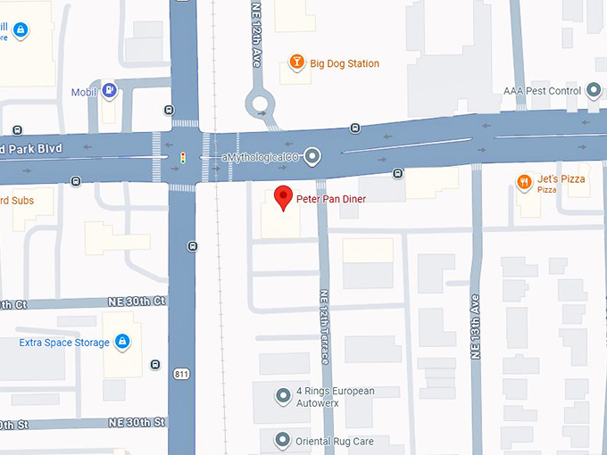 16. peter pan diner map