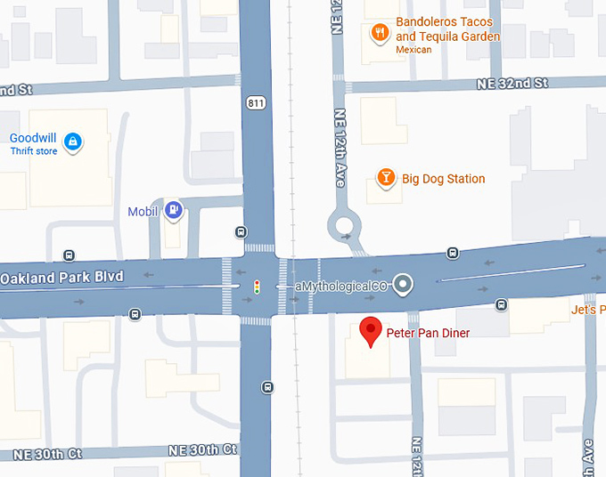 16. peter pan diner map