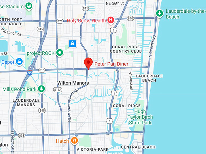 16. peter pan diner map