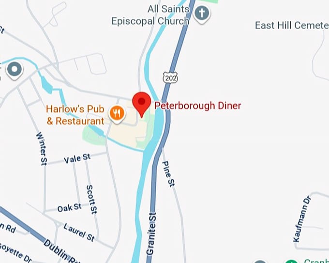 16. peterborough diner map