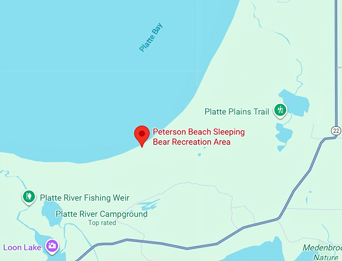 16. peterson road beach map