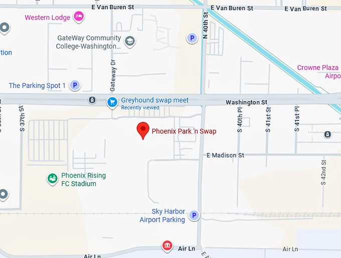 16. phoenix park 'n swap map