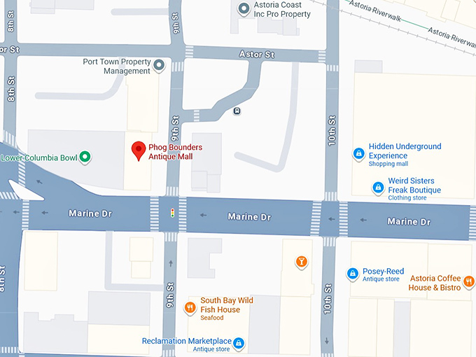 16. phog bounders antique mall map