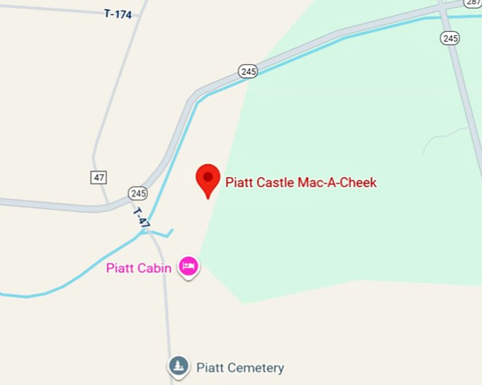 16. piatt castle mac a cheek map