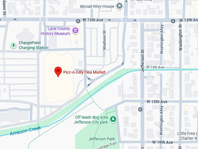 picc a dilly flea market map