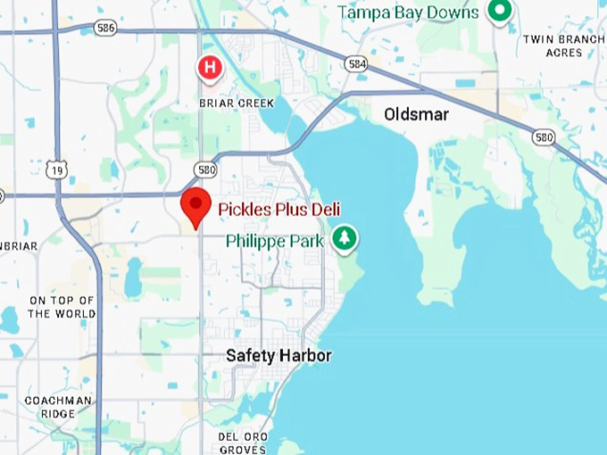 16. pickles plus deli map