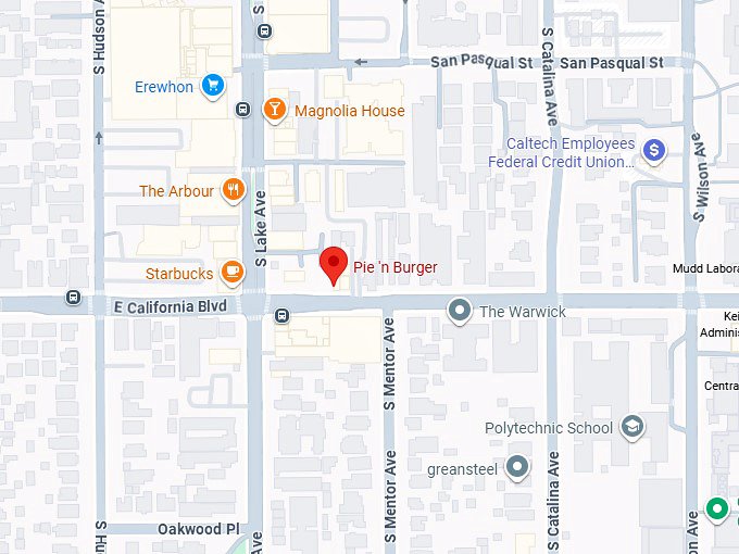 16. pie 'n burger map