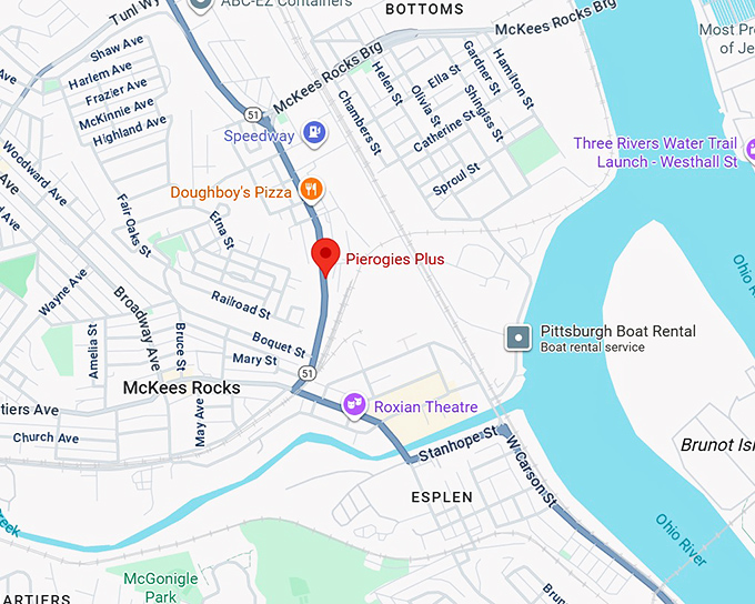 16. pierogies plus map