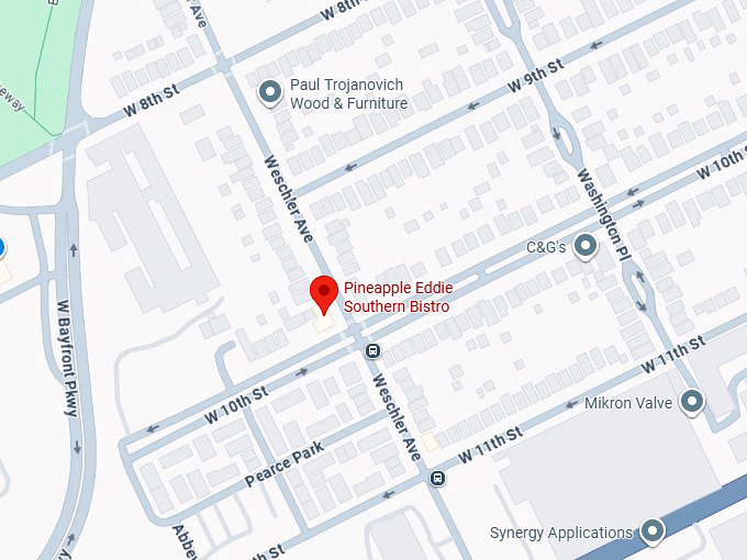 16. pineapple eddie southern bistro map