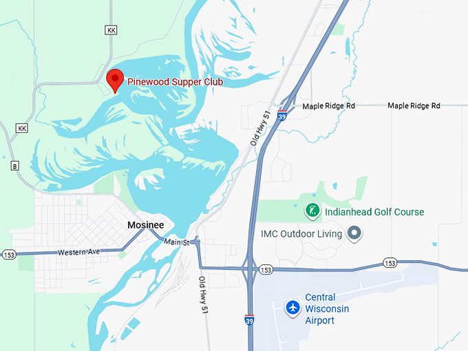 16. pinewood supper club map