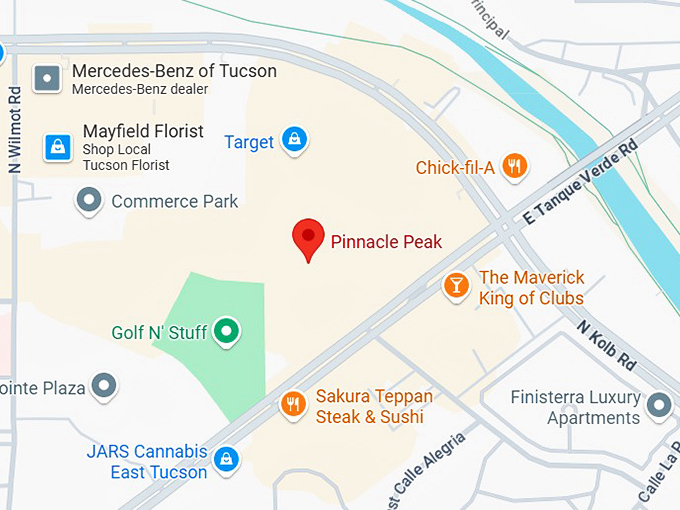 16. pinnacle peak map