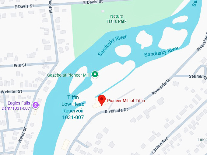 16. pioneer mill of tiffin map