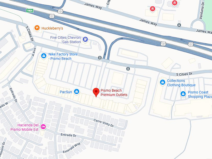 16. pismo beach premium outlets map