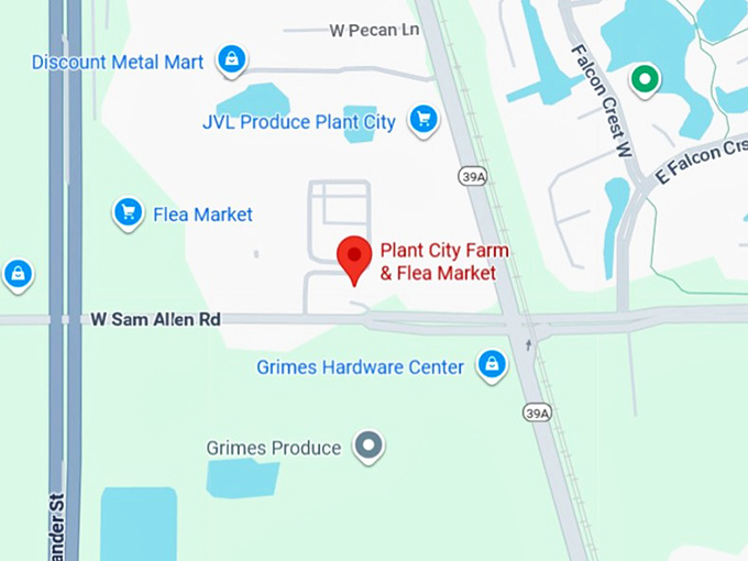 16. plant city farm & flea market map