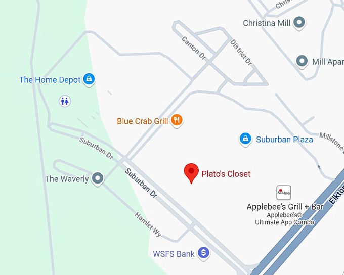 16. plato's closet map