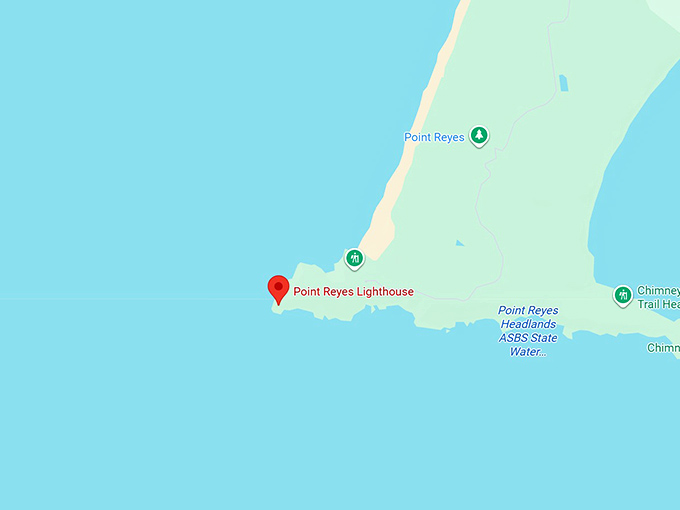 16. point reyes lighthouse map