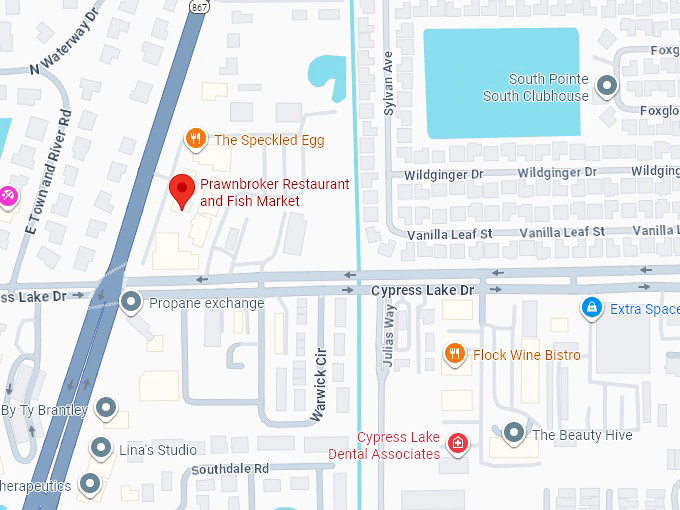 16. prawnbroker restaurant and fish market map 1