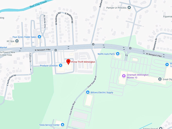 16. prime thrift wilmington map