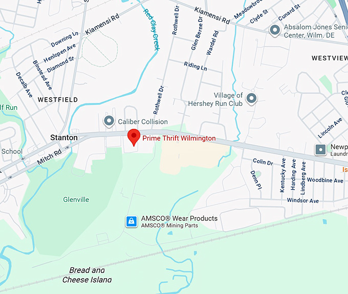 16. prime thrift wilmington map