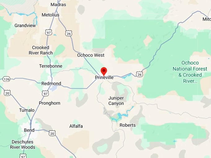 16. prineville map