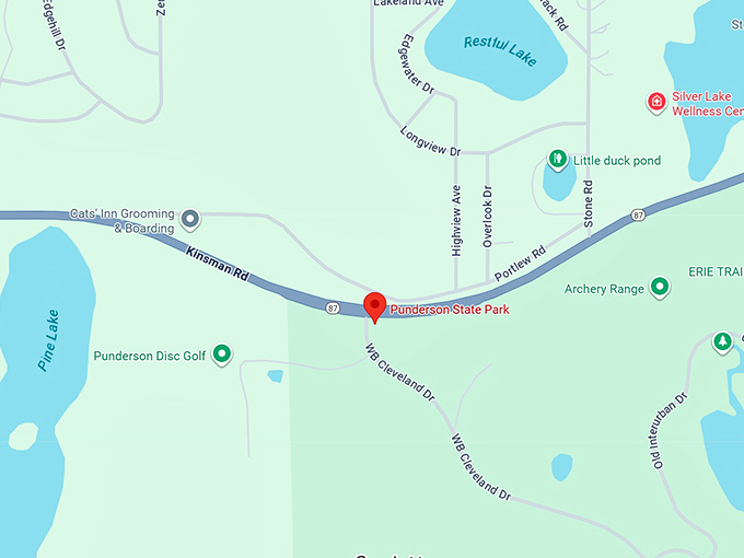 16. punderson state park map