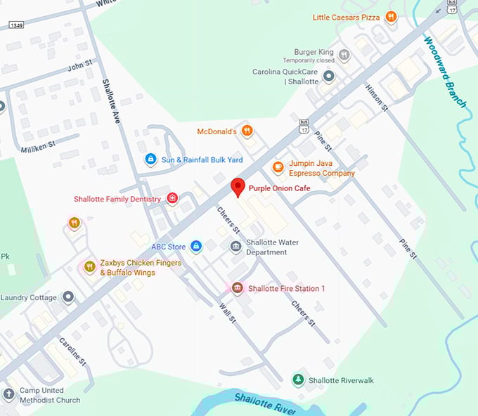 16. purple onion cafe map