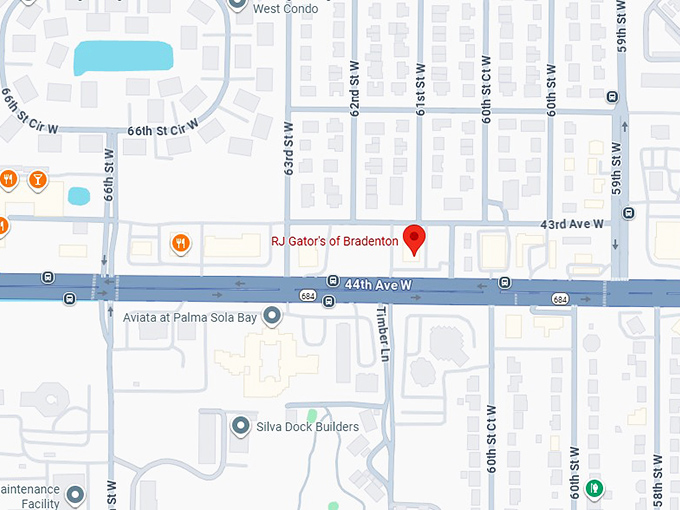 16. rj gator's of bradenton map