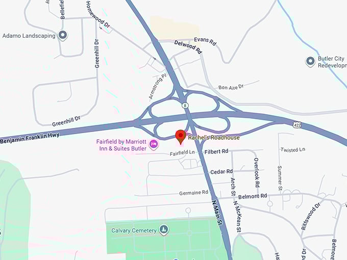 16. rachel's roadhouse map