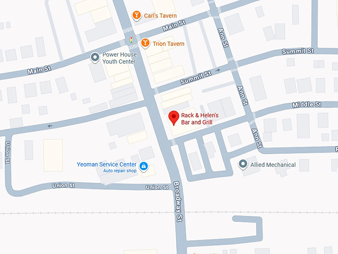 16. rack & helen's bar and grill map