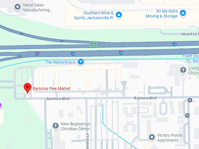 16. ramona flea market map