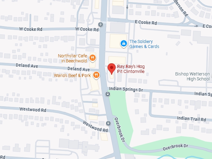 16. ray ray's hog pit clintonville map