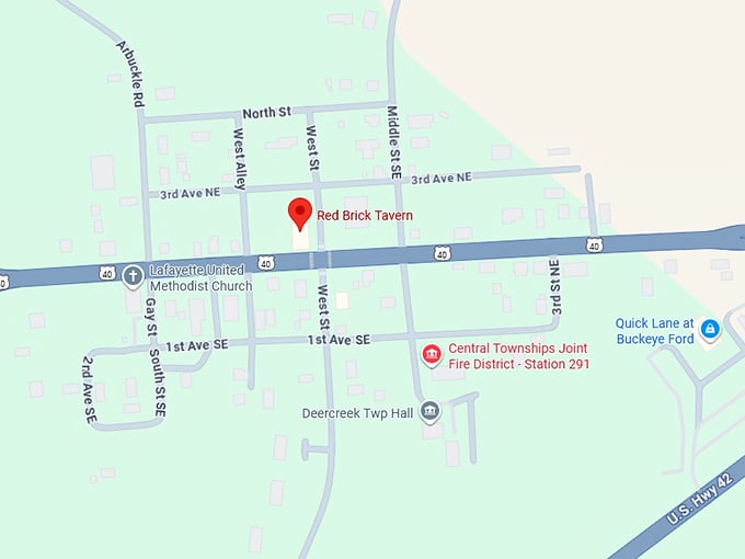 16. red brick tavern map