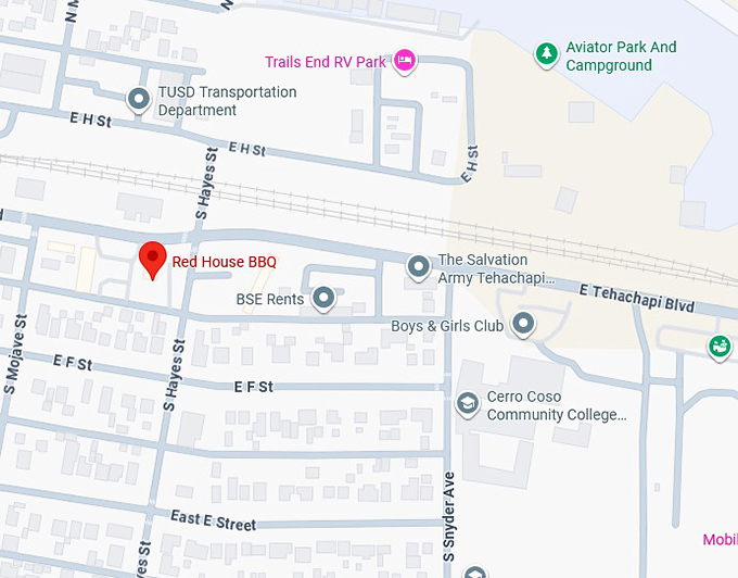 16. red house bbq map