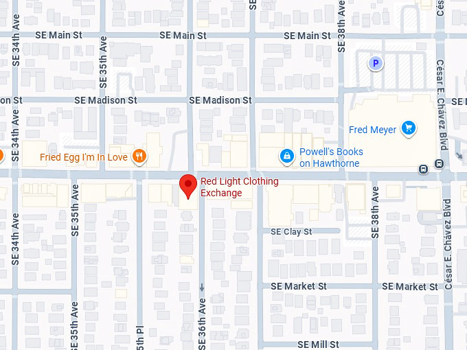 16. red light clothing exchange map