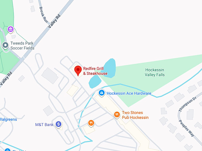 16. redfire grill & steakhouse map