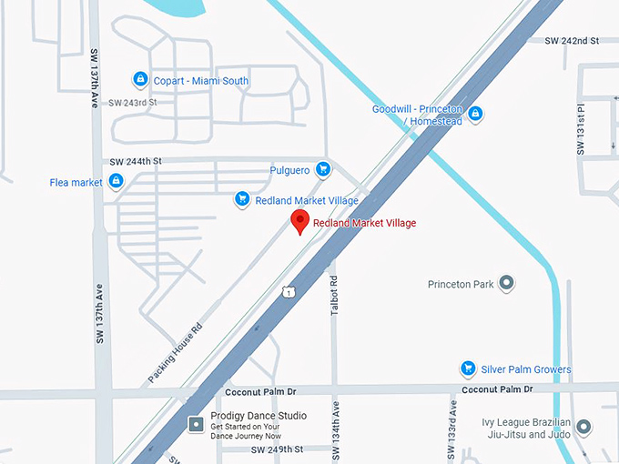 16. redland market village (24420 s dixie hwy) map