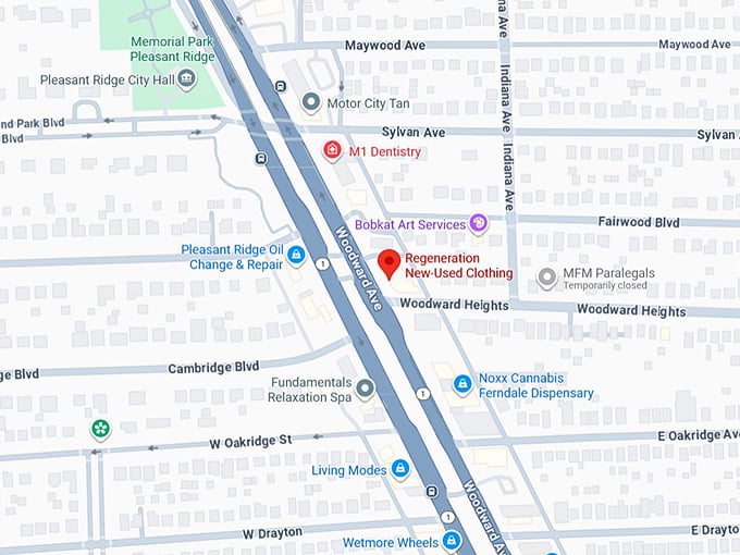 16. regeneration new-used clothing map