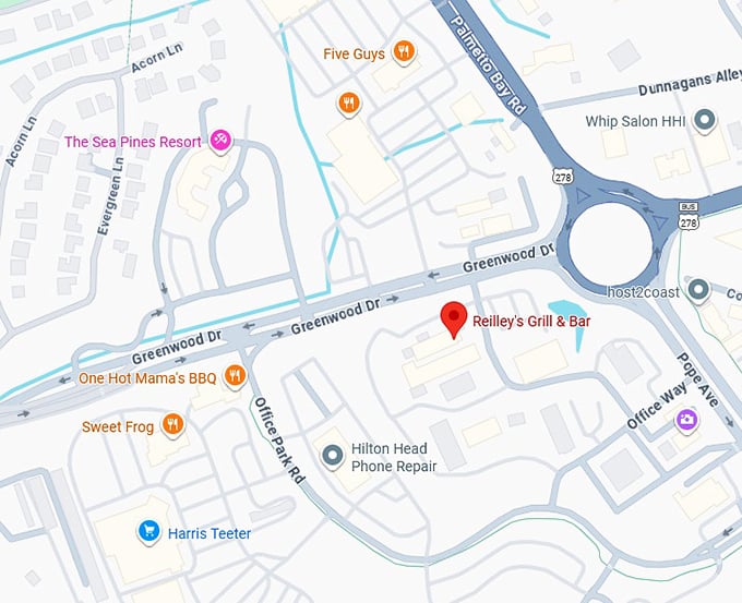 16. reilley's grill & bar map