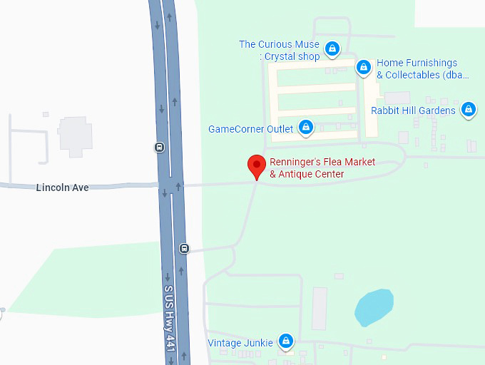 16. renninger's flea market & antique center map