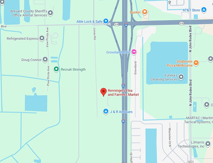 16. renninger's super flea and farmer&rsquo;s market map